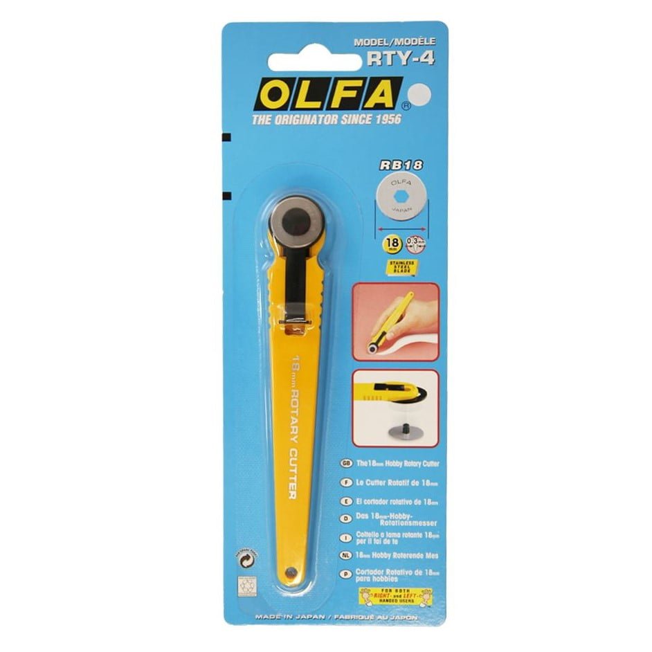 OLFA® 18mm Straight Handle Rotary Cutter – The Fabric Contessa