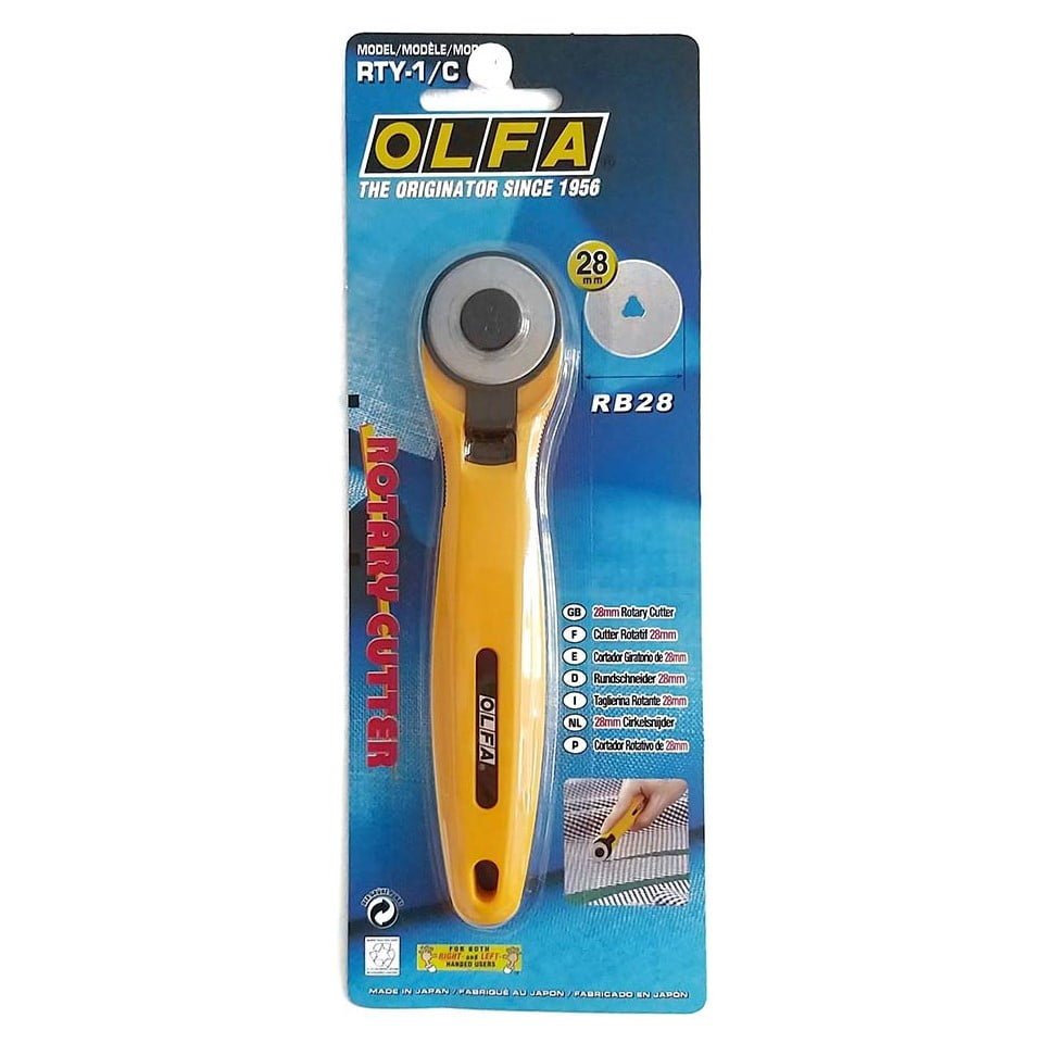 OLFA® 28mm Straight Handle Rotary Cutter – The Fabric Contessa