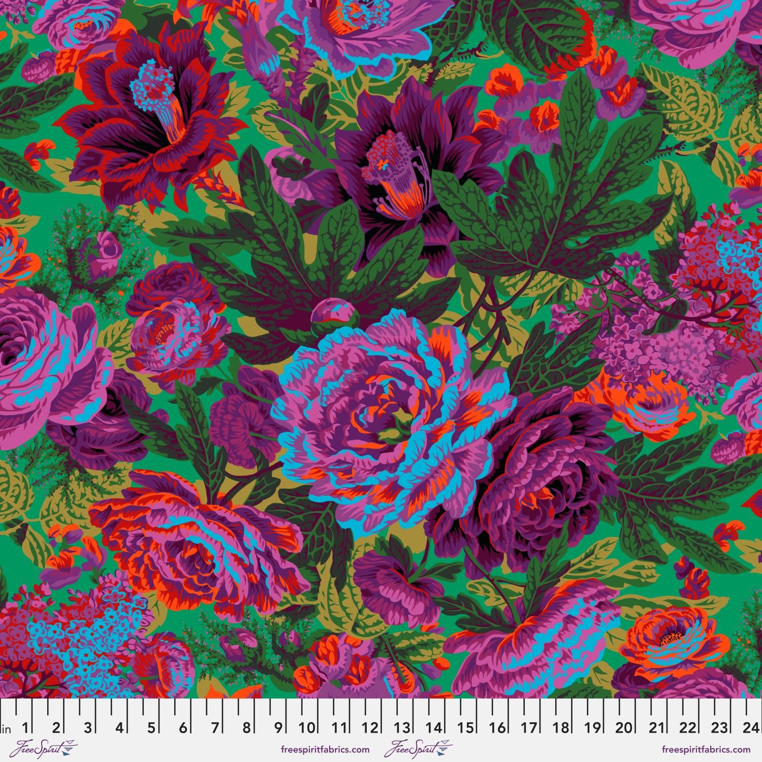 PHILIP JACOBS Floral Burst in Green – The Fabric Contessa