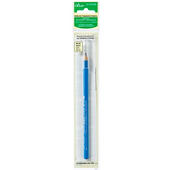 CLOVER Iron-On Transfer Pencil (Blue) – The Fabric Contessa
